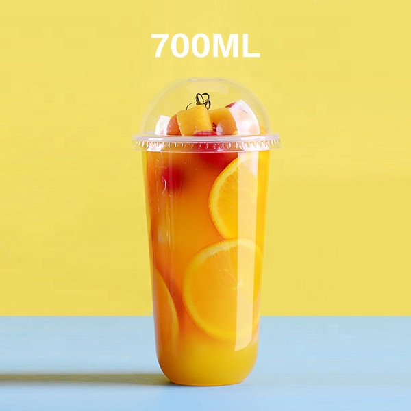 Custom Factory U-shaped Transparent Plastic Cup