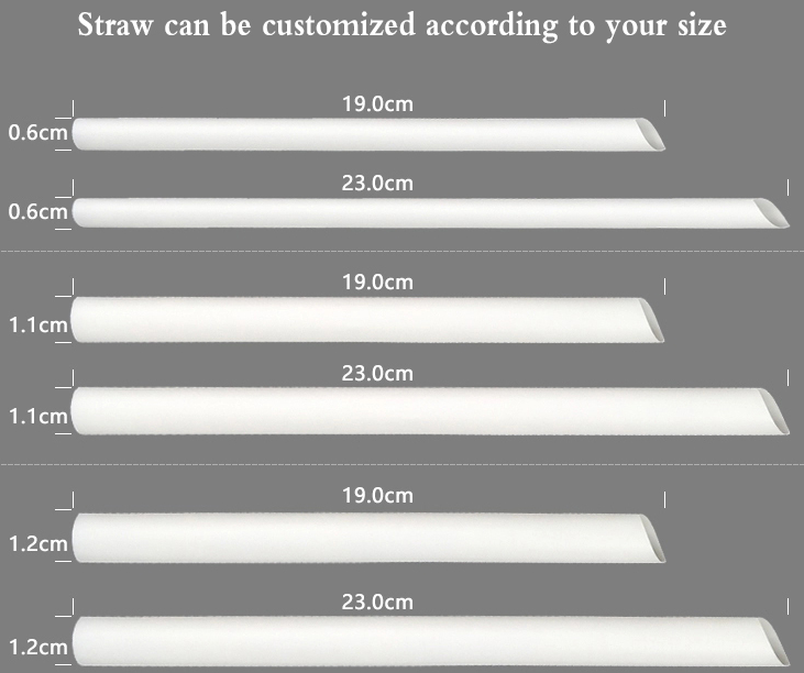 Introduce different color and size of straw for your choice, Custom any ...